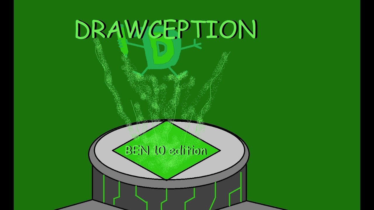 drawing a ben 10 logo-drawception