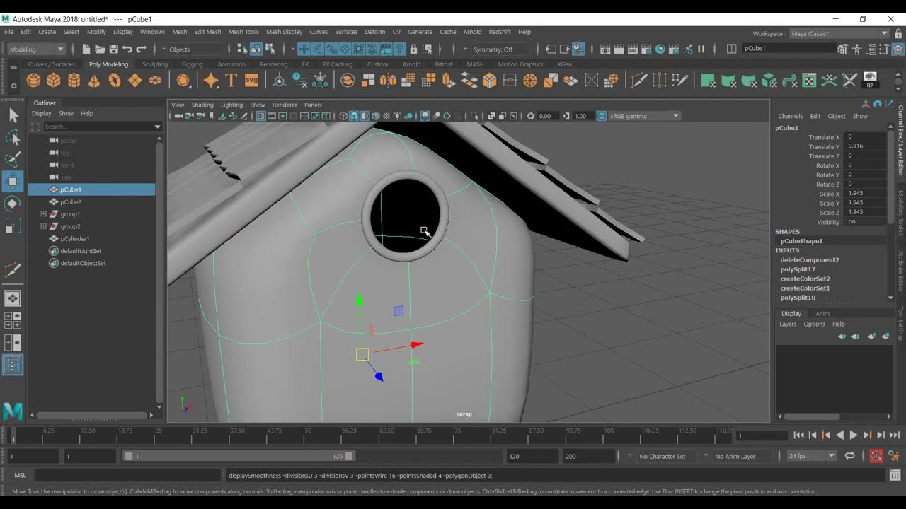 Maya House Modeling - Tips and trick
