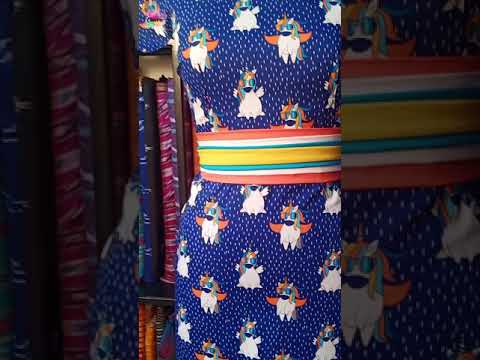Cartoon Print Cotton Poplin Fabric For Kids Dresses | Perfect For Bedsheet