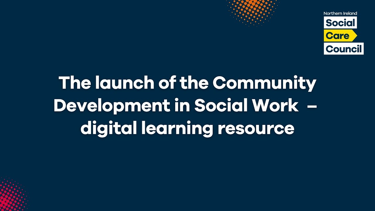 The launch of the Community Development in Social Work  – digital learning resource