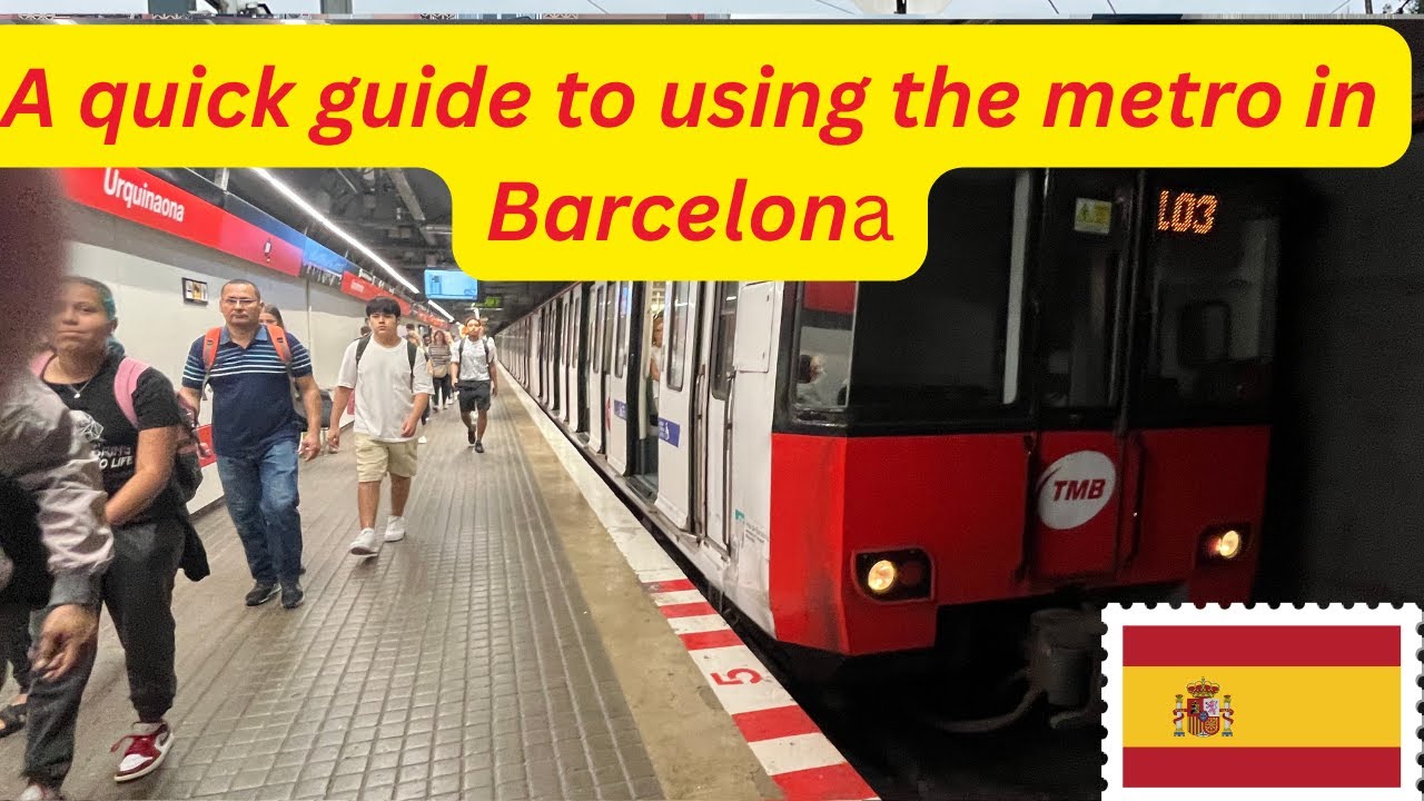 Barcelona  Metro quick guide 🇪🇸    4K