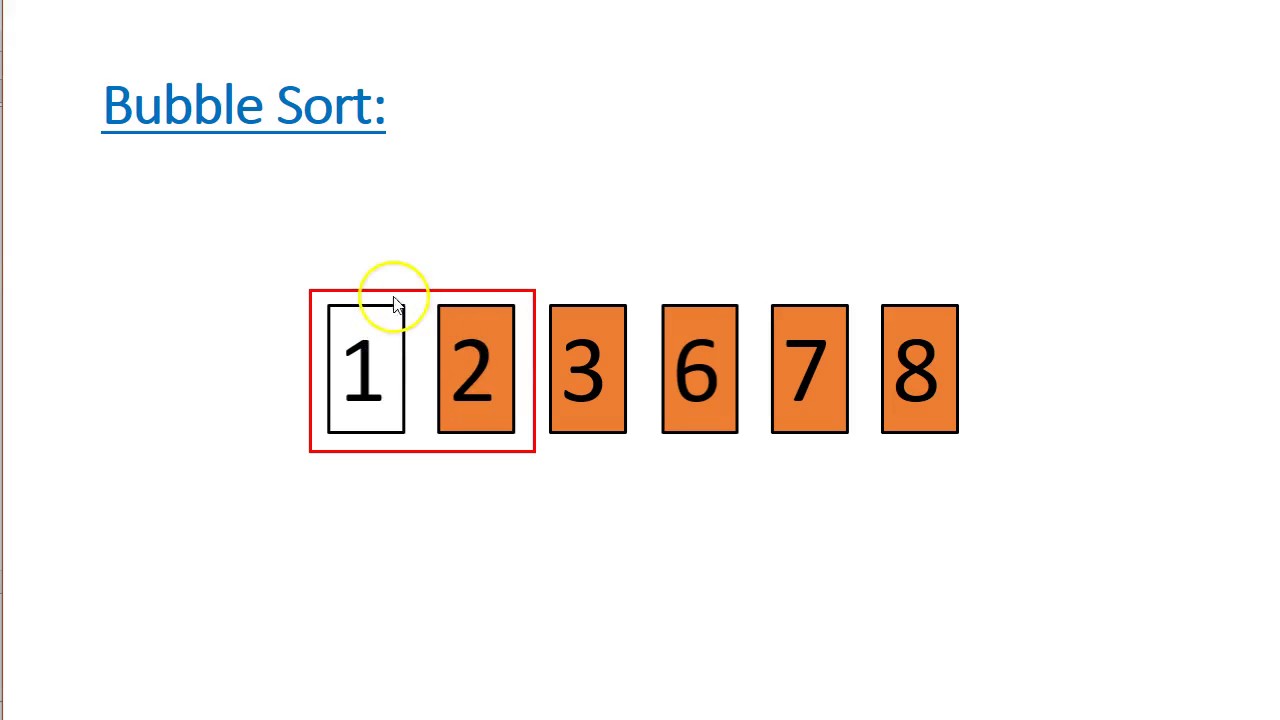 Core Algorithms - Bubble Sort: Python 3
