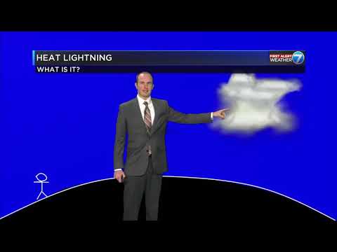Explaining heat lightning