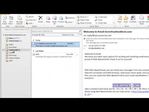 Junk Email Options in Outlook