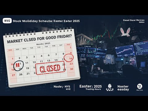 Stock Market Holiday Schedule: Good Friday and Easter 2025