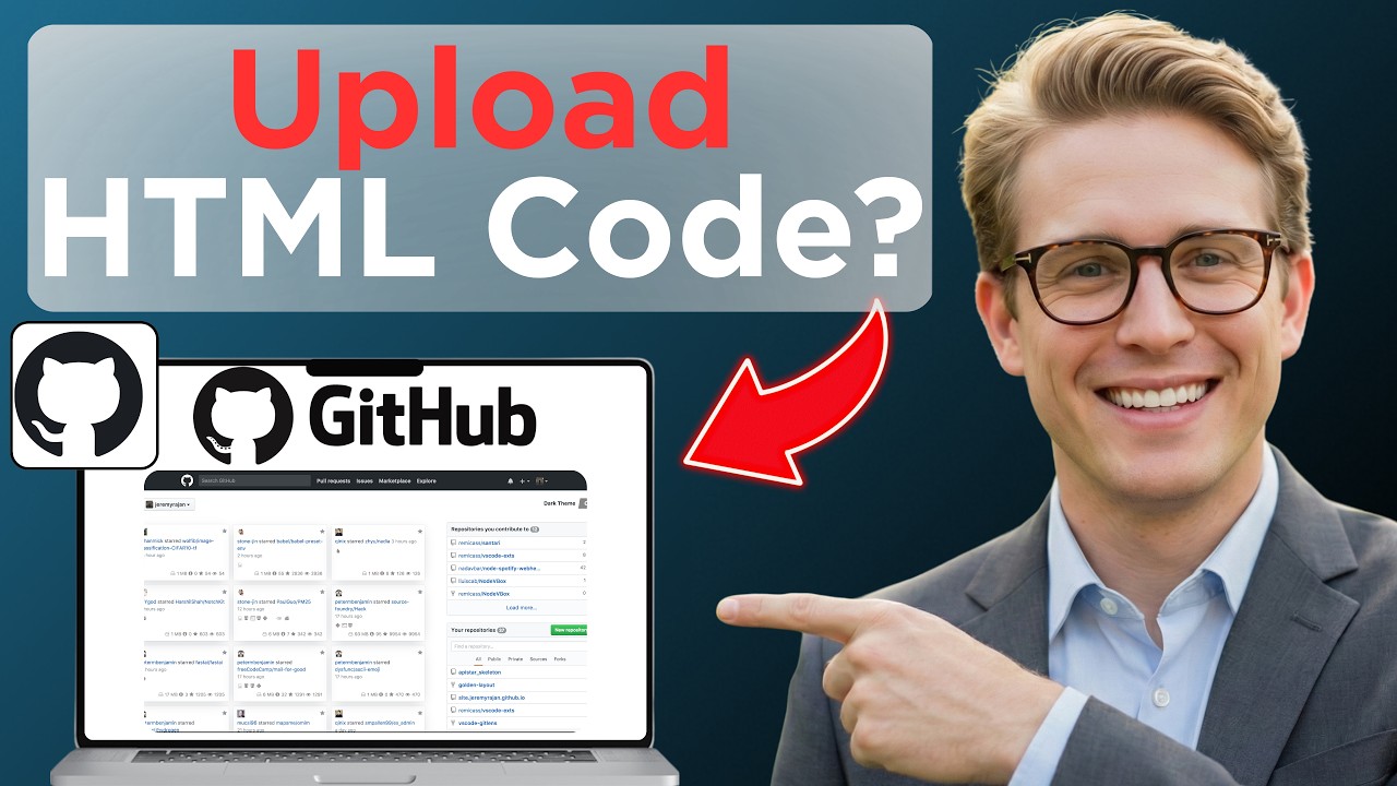 How to Upload Html FileFolderProject into GitHub (Easy Guide)