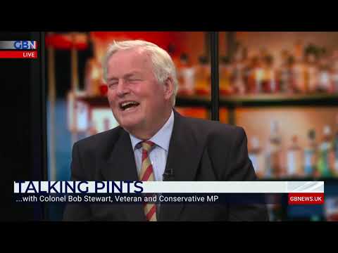 GBNews: Talking Pints with Nigel Farage and Col. Bob Stewart | The ...