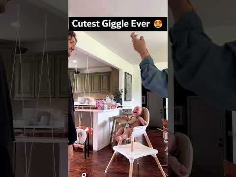 Baby's Giggle That Melted Hearts 😍 #funnyshorts #cutekids #cutebabymoments