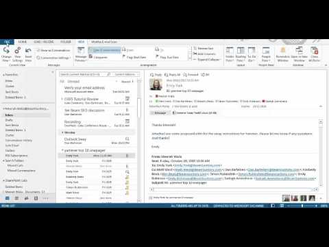 Outlook Tutorial: Save to OneDrive