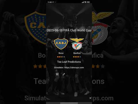 Boca Juniors vs Benfica | 2025-06-16 FIFA Club World Cup Predictions & Preview | simcups.com