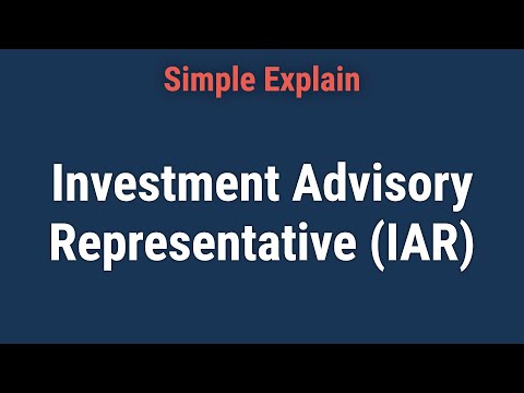What Is an Investment Advisory Representative (IAR)?
