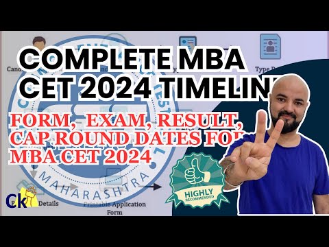 Complete MBA CET 2024 Timeline Dates | Form, Exam, Result, CAP Rounds dates for MBA CET 2024