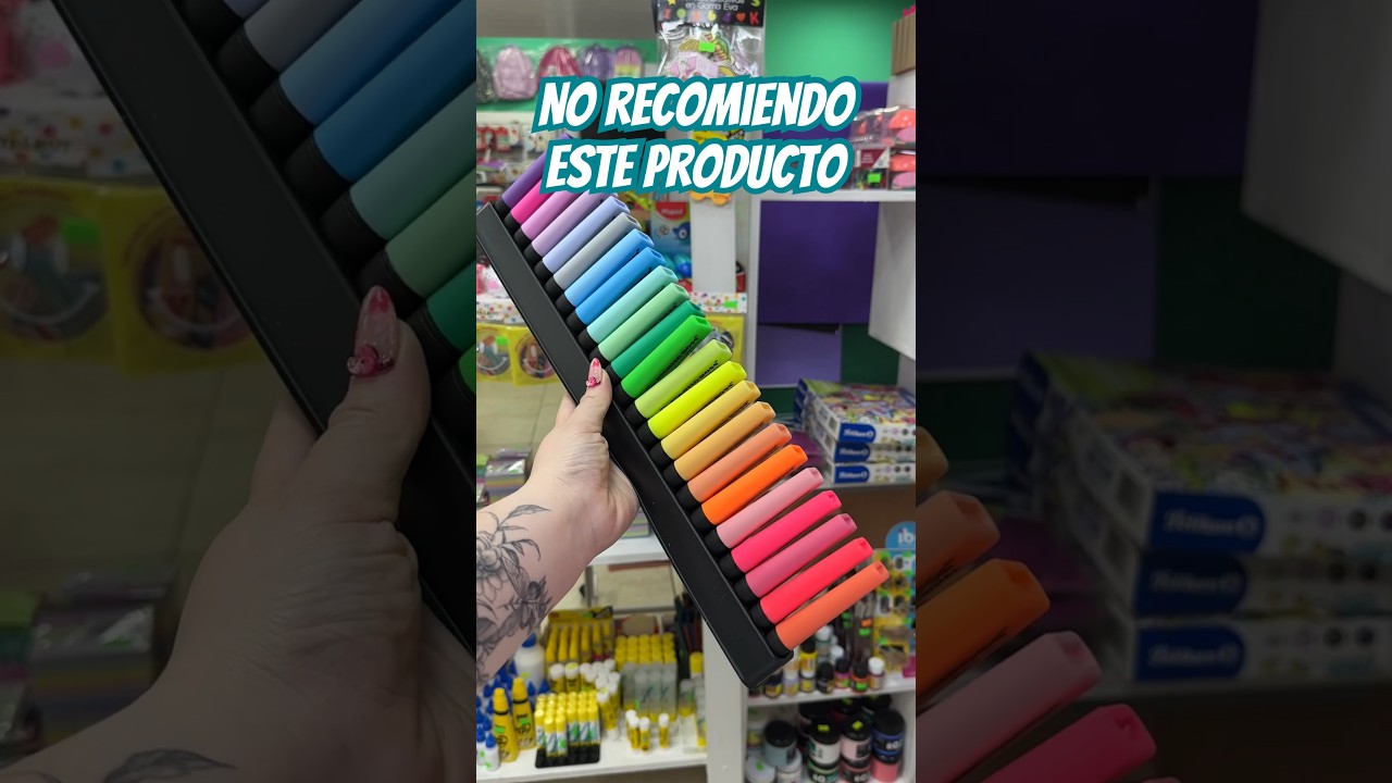 I do not recommend this product and I give you my reasons 😅 #bookstore #markers #notrecommended #...