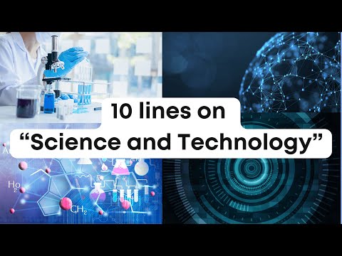 10 Lines on Science and Technology in English | Easy and Simple Sentences for Students and Kids 🔬📱