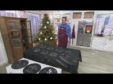 Mikasa Living 51-Piece Stainless Steel Service for 8 Flatware Set on QVC