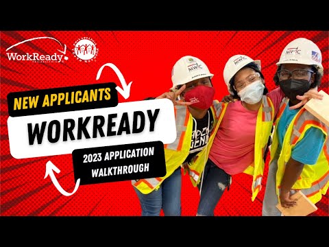 WorkReady 2023 - New Applicant Walkthrough