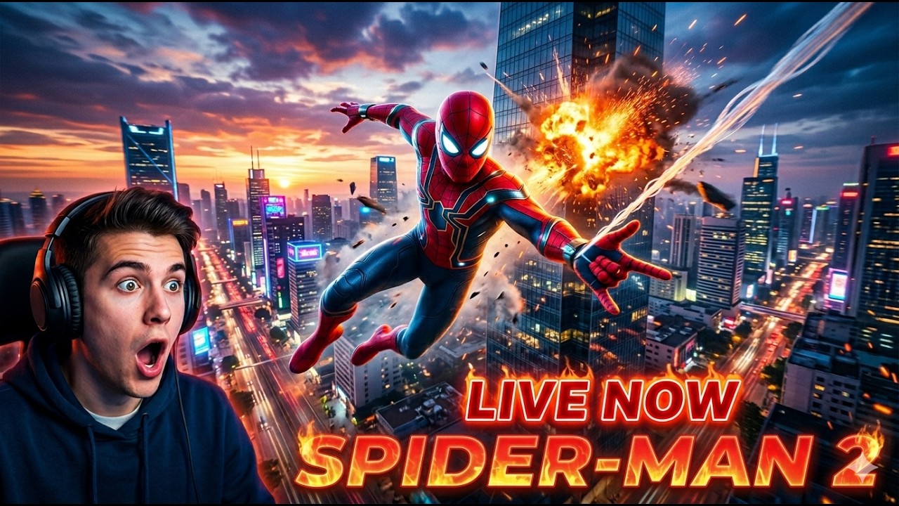🔴 LIVE –🔥 SPIDER-MAN 2 IS INSANE! Exploring NYC with Peter & Miles! #shortstream #spiderman