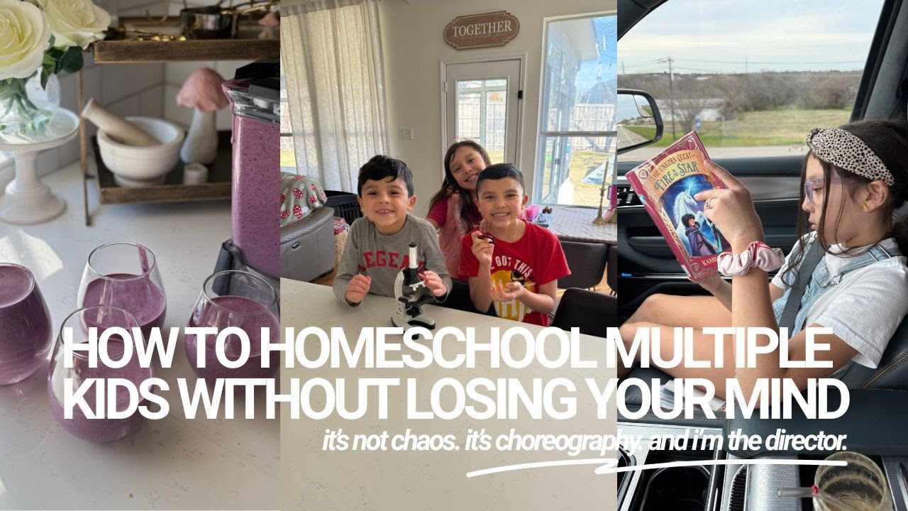 Homeschooling Multiple Kids? Here’s How I do it and how you can too!