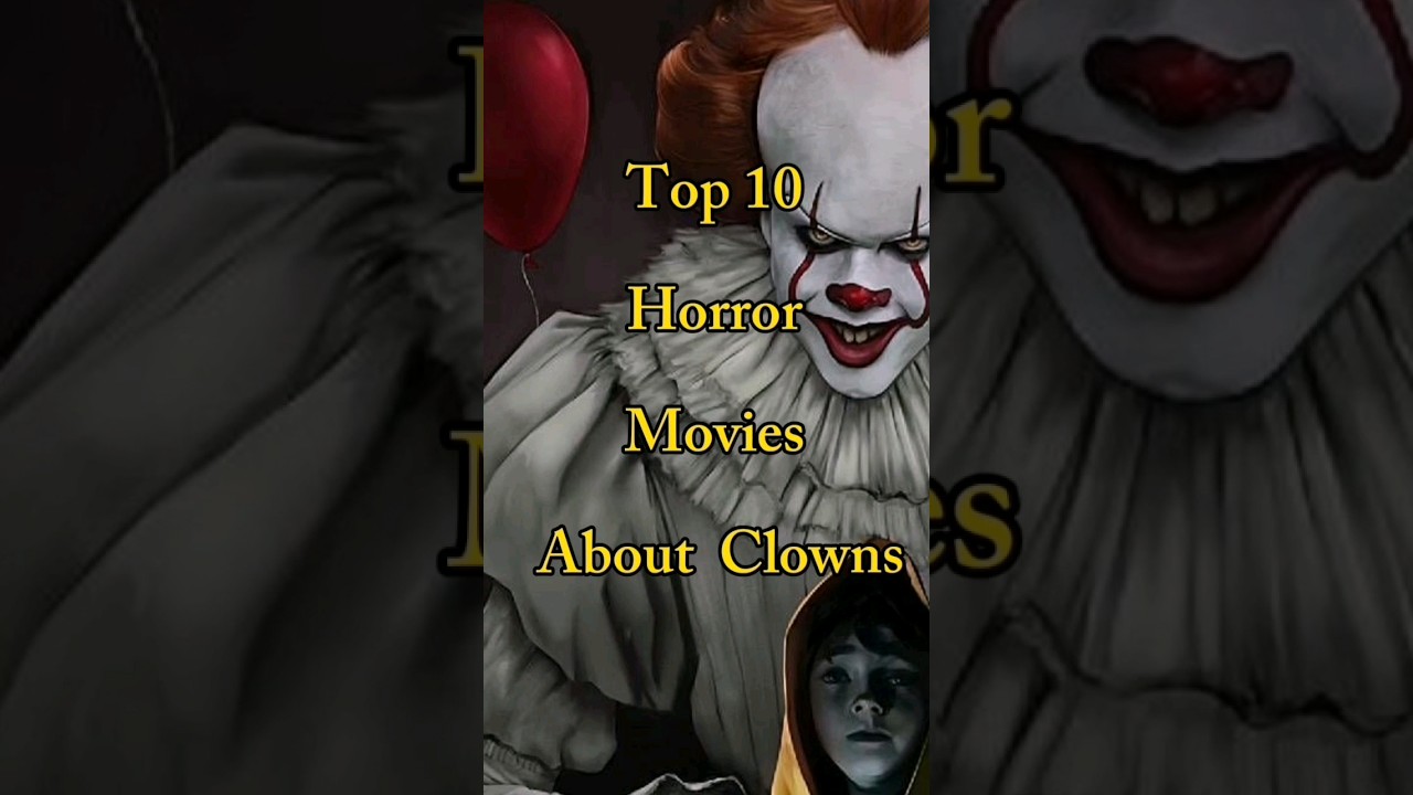 Top 10 Horror Movies about Clowns #horrorshorts