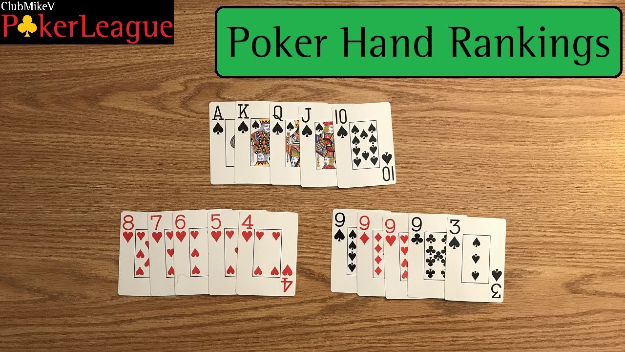 Poker Hand Rankings Explained