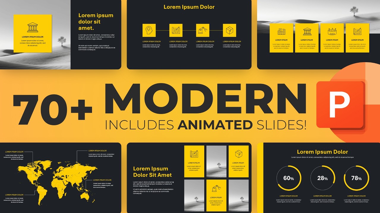 EASY Drag & Drop PowerPoint Template - Make PRO Slides in Mins