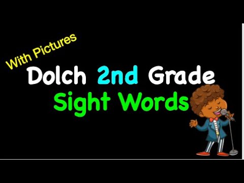 Dolch 2nd Grade Sight Words With PICTURES
