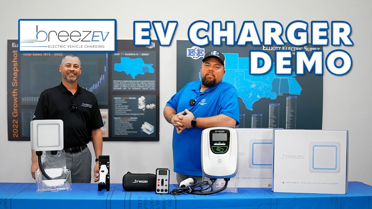 BreezEV S48 & P48 Electric Vehicle Charger and ACC Tester | Elliott Electric Supply