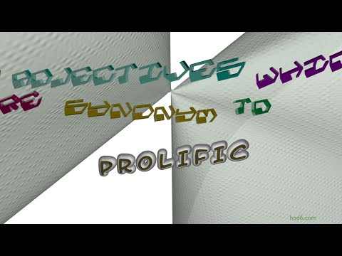 prolific - 11 adjectives which are synonym of prolific (sentence examples)