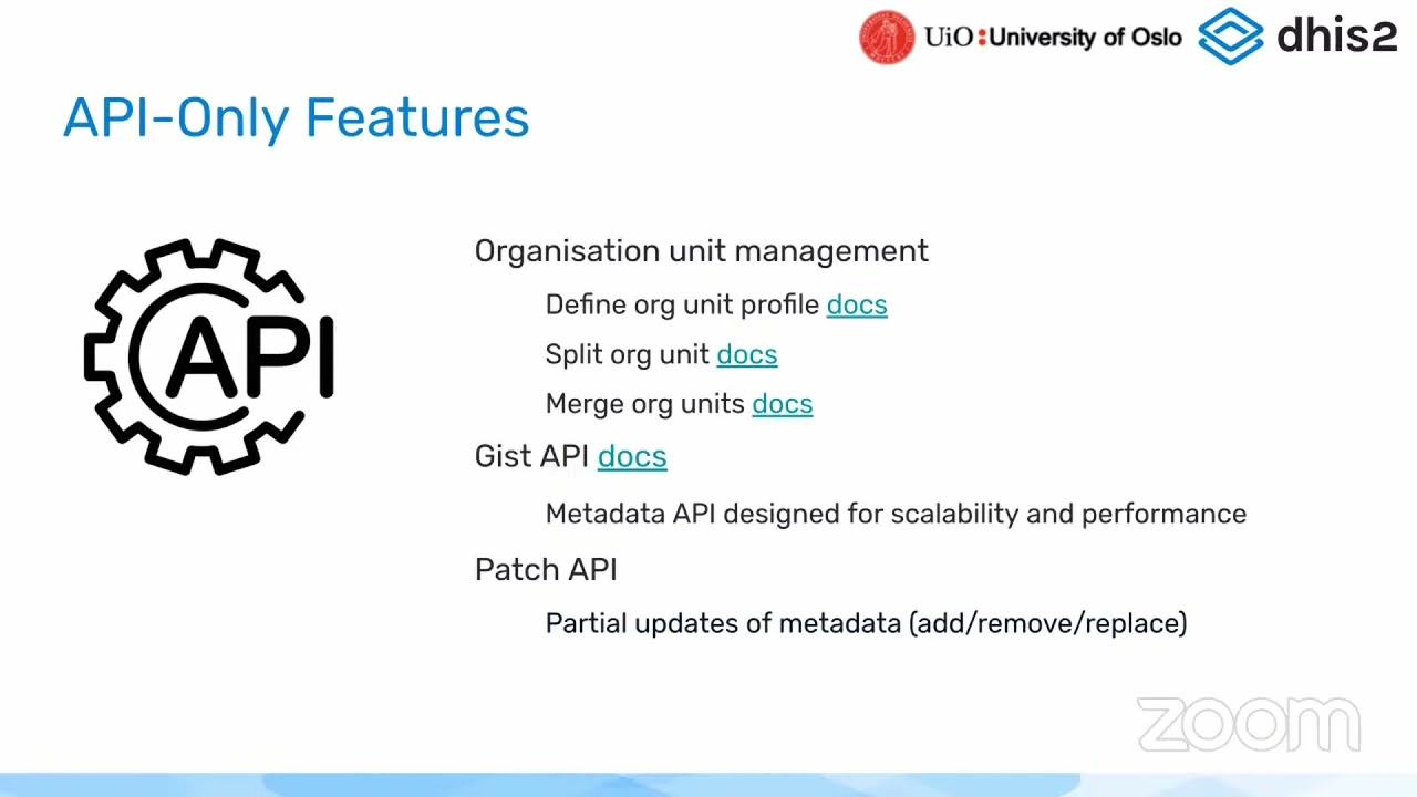 DHIS v2.37 API - Split and Merge Org Units
