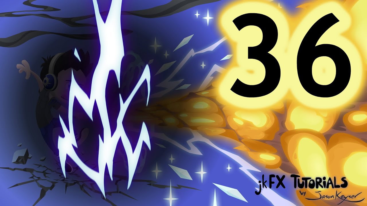 2D Animation Tutorial - Lightning Bolt - pt. 6
