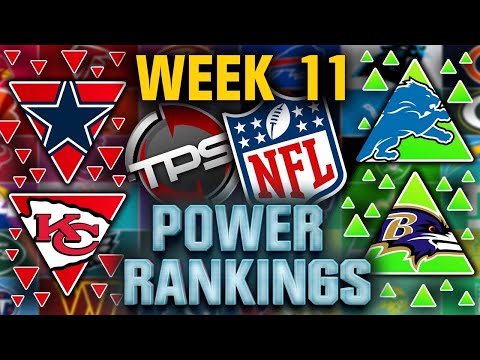 2024 NFL Power Rankings! Week 11 Edition! (A New #1????)