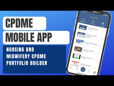Nursing and Midwifery CPDme Portfolio Builder