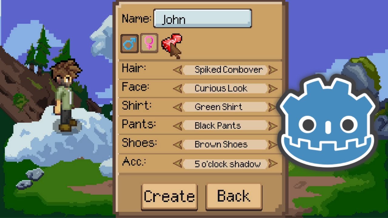 Godot - 2D Character Customization with Composite Sprites
