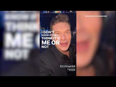 Ryan Seacrest, 46, and girlfriend Aubrey Paige, 24, make rare appearance together at iHeartRadio's
