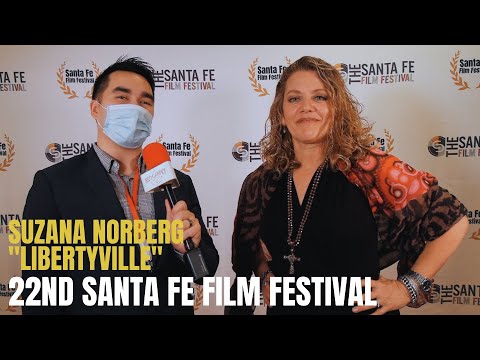 Talking with Suzana Norberg about her film "Libertyville" at Santa Fe Film Festival 2022