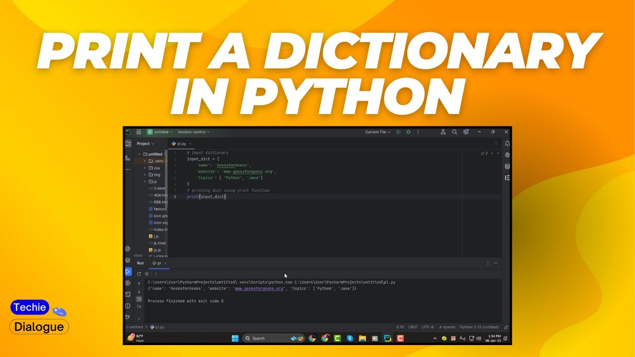 How to Print a Dictionary in Python - Simple Steps [2025]