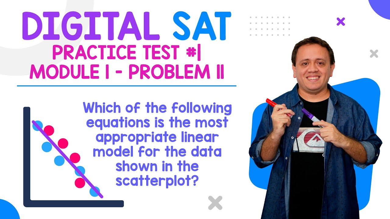 Digital SAT Practice Test #1 | Module 1: problem 11 (equation of a straight line)