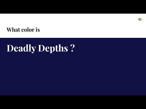Deadly Depths color #111144 hex color - Blue color - Warm color 111144