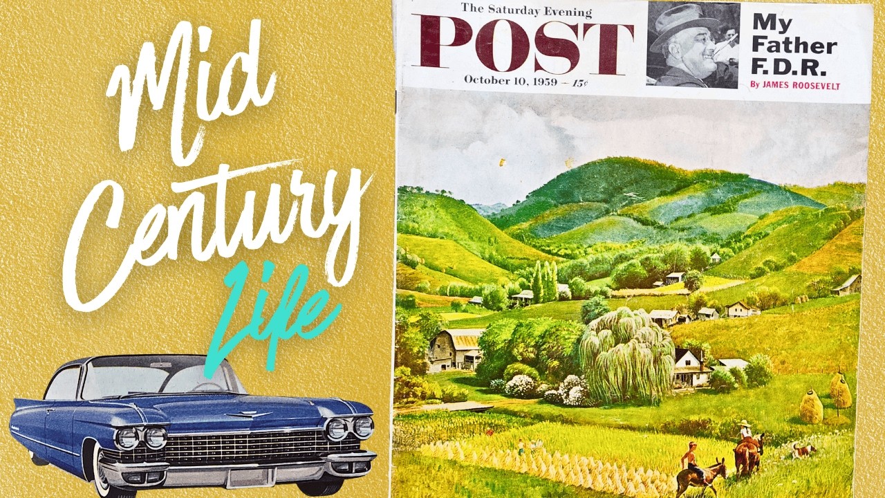 Minnestund 1959 | Bla gjennom Saturday Evening Post Mid-Century Magazine