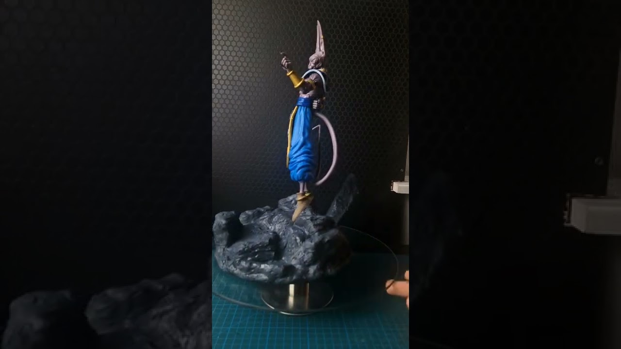 Custom Beerus | God of Destruction Beerus sculpture statue #shorts #statue #sculpture #dragonball