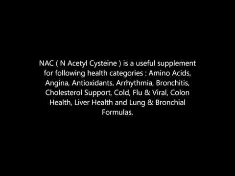 NAC N Acetyl Cysteine health benefits