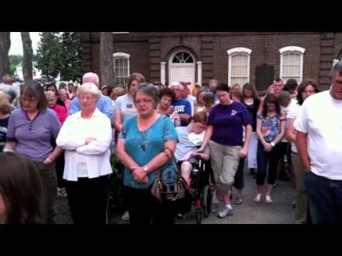People for Prayer rally in Loudon, Tennessee