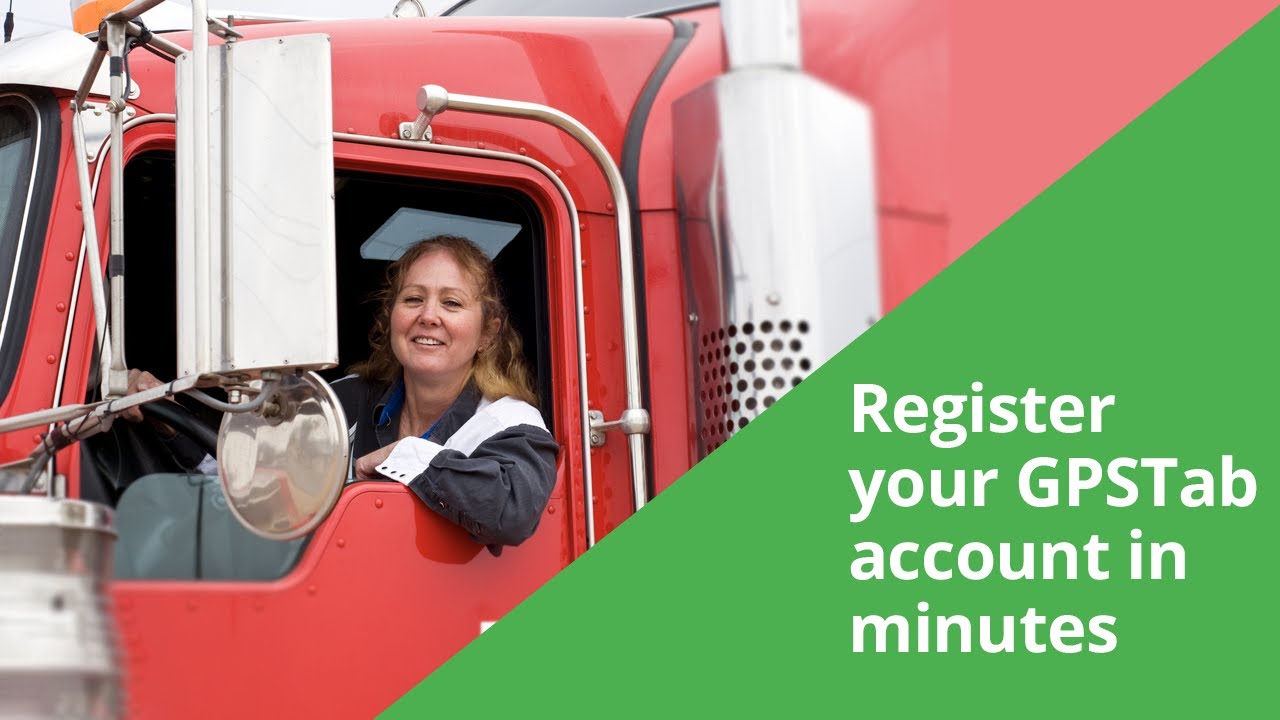 How to register your GPSTab account