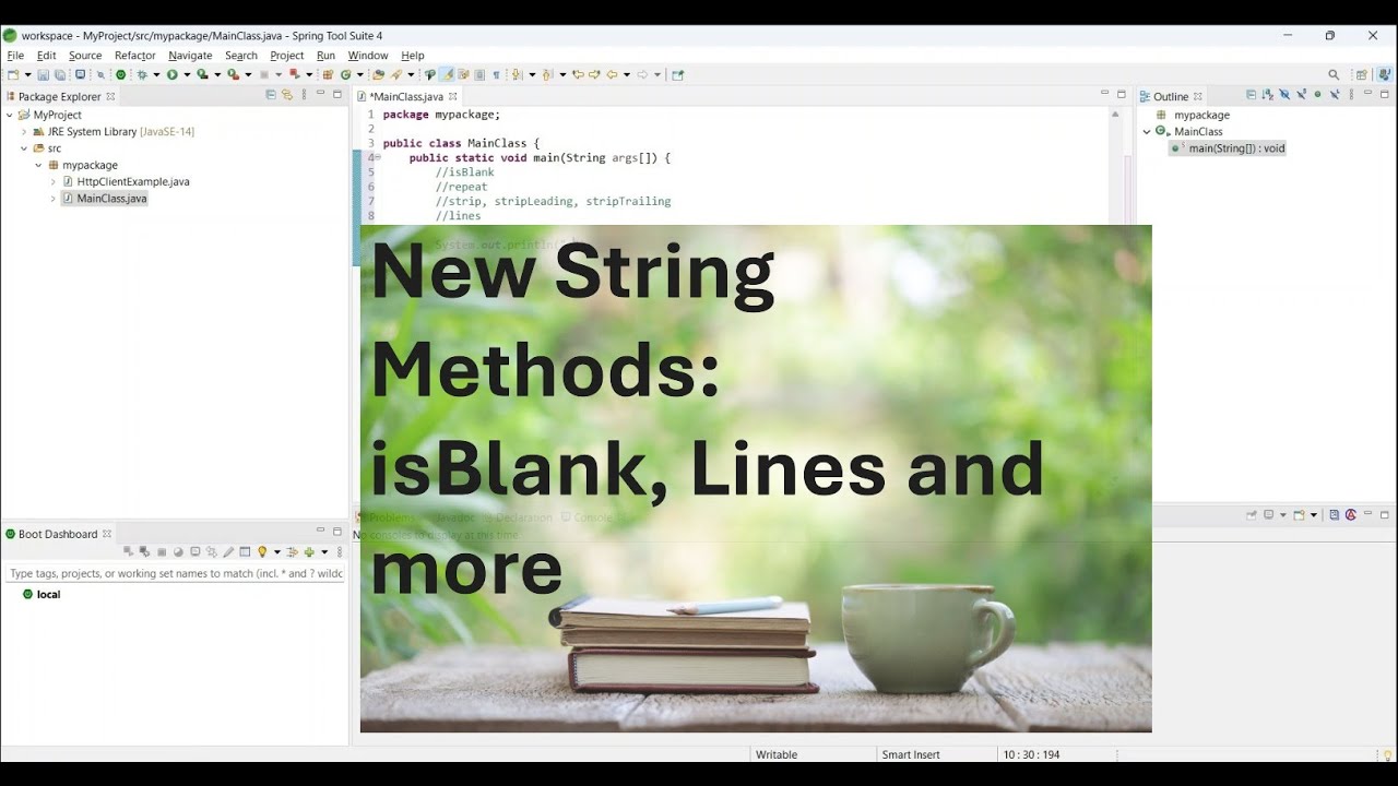 Java 11: New String Methods