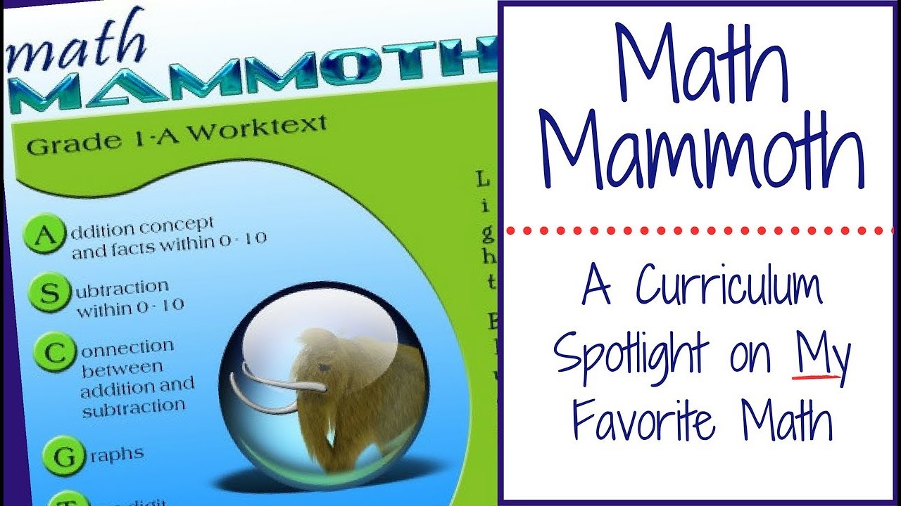 Math Mammoth: A Solid Approach to Math