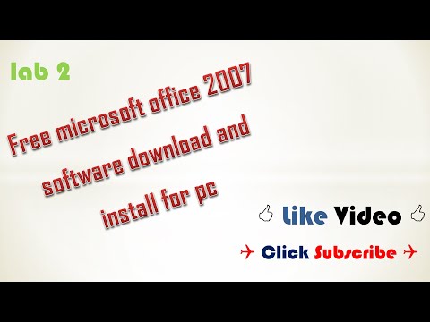 Free microsoft office 2007 software download and install for pc
