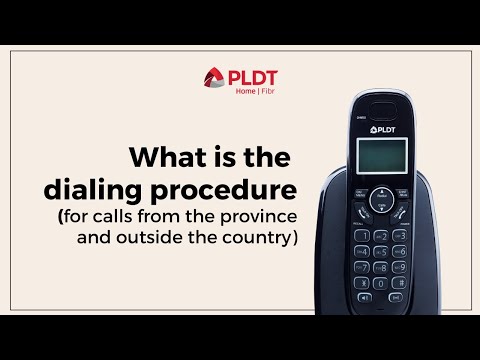 What is the dialing procedure for calls from the province and outside the country | #QuickTips