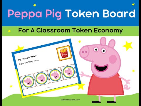 Peppa pig token board | What is token board | How to use token board | Token economy
