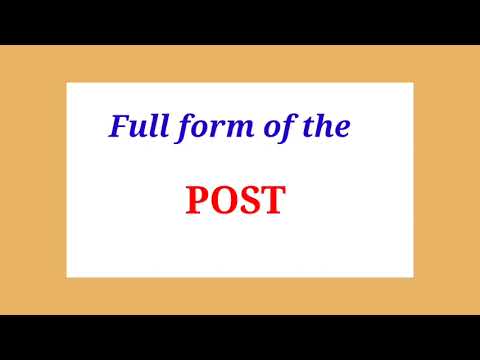 Full form of POST in computer#shortvideos #computer #comuterfullforms #upsc