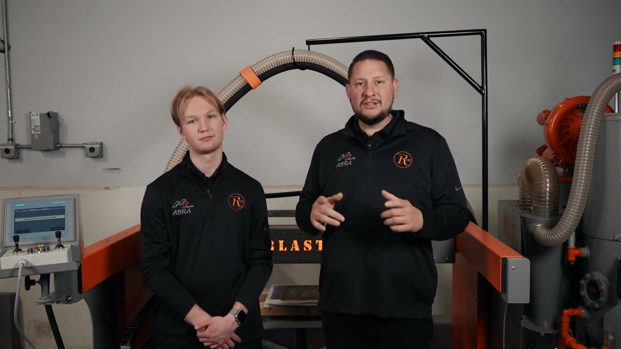 New Automatic Sandblasting System - Autoblaster CNC + Sandmaster Pro